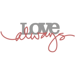 Silhouette Design Store - View Design #15140: love always