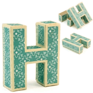 Silhouette Design Store - View Design #29840: 3d h letter box