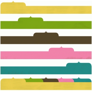 Silhouette Design Store - View Design #57640: long bracket tab set