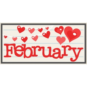 Silhouette Design Store - View Design #90640: february header