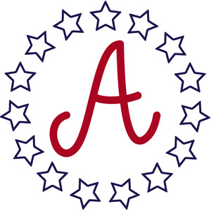 Silhouette Design Store - View Design #135290: star monogram frame