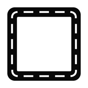 Square Frame Silhouette