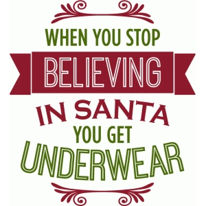Silhouette Design Store - View Design #70131: santa - get underwear phrase