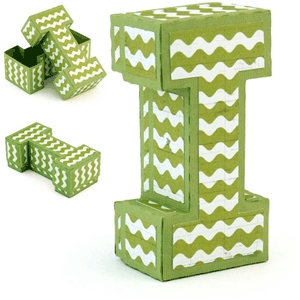 Silhouette Design Store - View Design #29841: 3d i letter box