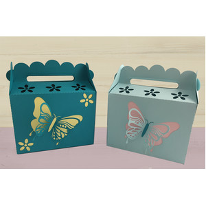 Silhouette Design Store - View Design #293851: pop-up butterfly gable box