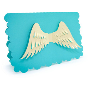 Silhouette Design Store - View Design #216151: angel wing card