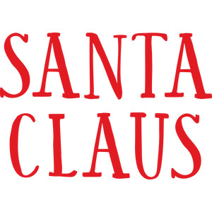 Silhouette Design Store - View Design #166381: santa claus words