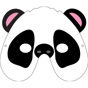 Silhouette Design Store - View Design #31681: panda mask