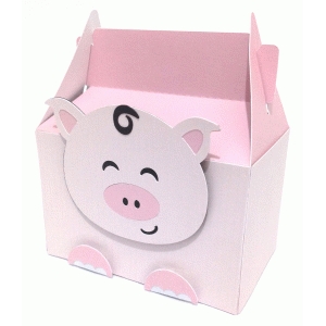 Silhouette Design Store - View Design #58832: cute pig box
