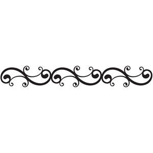 Silhouette Design Store - View Design #26962: curlicue border