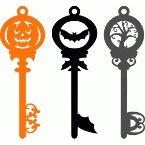 Silhouette Design Store - View Design #66272: halloween keys