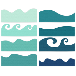 Silhouette Design Store - View Design #367582: ocean waves borders ...