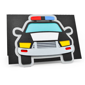 Silhouette Design Store - View Design #225603: police car card