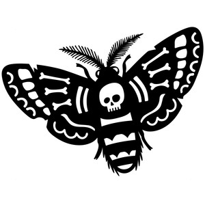 Silhouette Design Store - View Design #227103: death moth