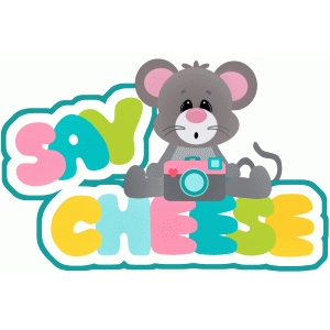 Silhouette Design Store - View Design #45803: say cheese mouse with ...