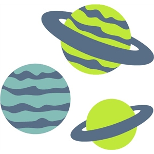 Silhouette Design Store - View Design #20123: planets
