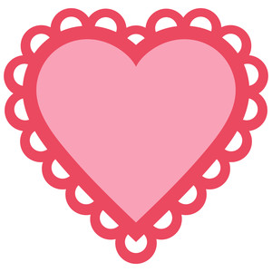 Silhouette Design Store - View Design #118433: lace heart