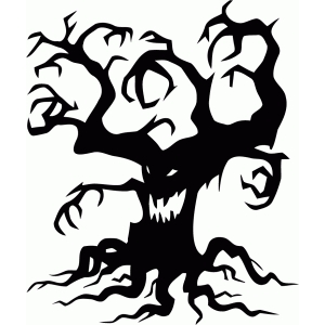 Haunted Tree Clip Art