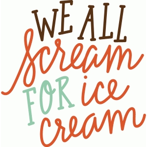 Silhouette Design Store - View Design #63573: we all scream for ice ...