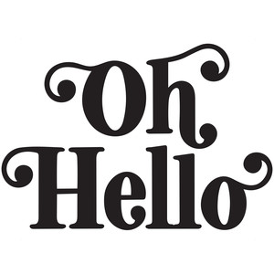 Silhouette Design Store - View Design #264524: oh hello
