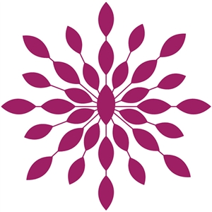 Silhouette Design Store - View Design #32324: star bloom