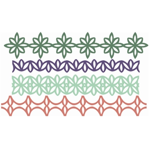 Silhouette Design Store - View Design #10244: border set