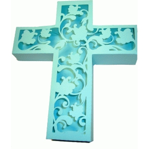 Silhouette Design Store - View Design #39084: flourish cross box