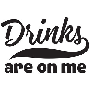 Silhouette Design Store - View Design #214594: drinks are on me
