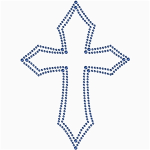Silhouette Design Store - View Design #6235: rhinestone cross