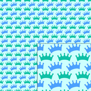 Silhouette Design Store - View Design #254095: prince crown pattern