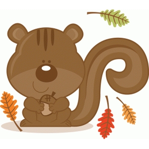 Silhouette Design Store - View Design #91836: fall squirrel