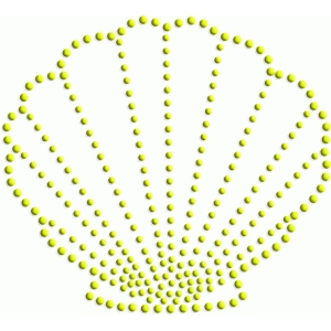 Silhouette Design Store - View Design #62256: rhinestone seashell