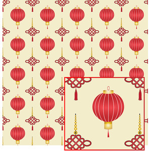 Silhouette Design Store - View Design #266666: chinese knot and lantern ...