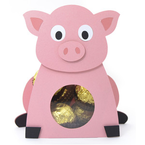 Silhouette Design Store - View Design #124796: cute pig box