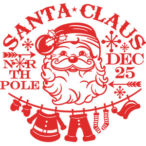 Silhouette Design Store - View Design #232396: santa claus word art