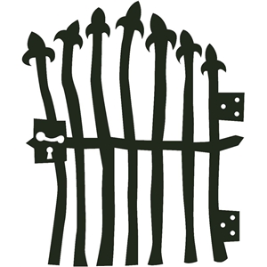 Silhouette Design Store - View Design #21727: spooky gate