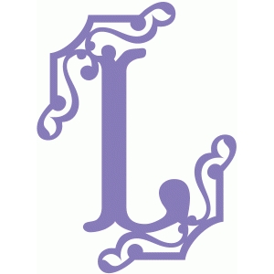 Silhouette Design Store - View Design #55337: fancy l