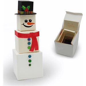 Silhouette Design Store - View Design #35047: 3d snowman stacking boxes