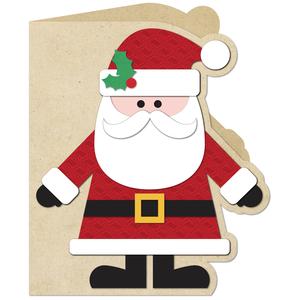Silhouette Design Store - View Design #105697: a2 santa shaped card