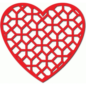 Silhouette Design Store - View Design #53897: heart lattice