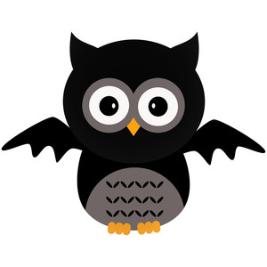 Silhouette Design Store - View Design #221118: halloween bat owl