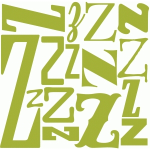 Silhouette Design Store - View Design #36878: z - monogram collage