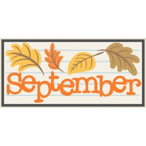 Silhouette Design Store - View Design #90898: september header