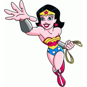 Silhouette Design Store - View Design #87719: wonder woman flying