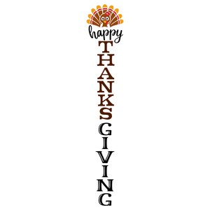 Silhouette Design Store - View Design #390849: Happy Thanksgiving Tall ...