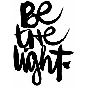 Silhouette Design Store - View Design #120869: be the light