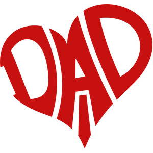 Silhouette Design Store - View Design #266269: heart dad