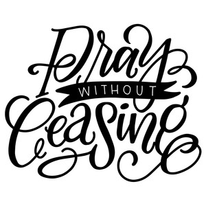 Pray Without Ceasing Coloring Coloring Pages