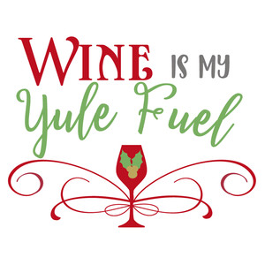 Silhouette Design Store - View Design #238189: wine my yule fuel