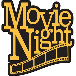 Silhouette Design Store - View Design #15499: 'movie night' title